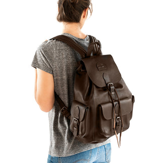 3-Pocket Rucksack – Groundcover Leather Company