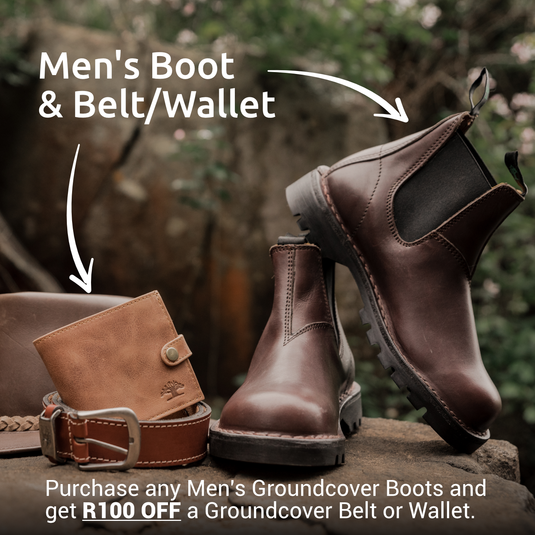 Men's Boot & Belt Combo - Festive Gift – Groundcover Leather Company