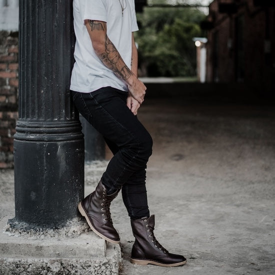 Men's Combat Boot – Groundcover Leather Company